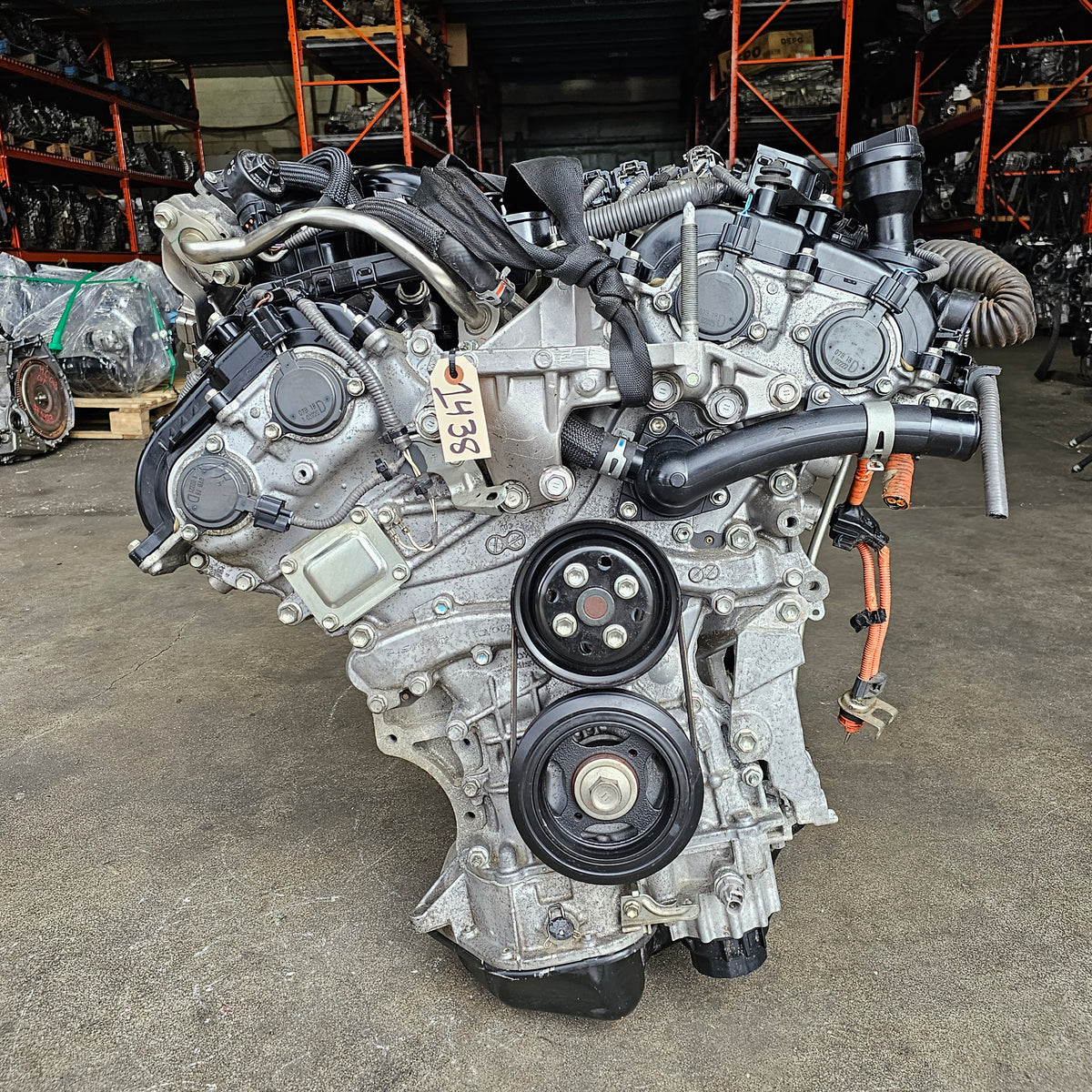 JDM Toyota Highlander 2017-2019 2GR-FXS 3.5L V6 Hybrid Engine Only / S ...