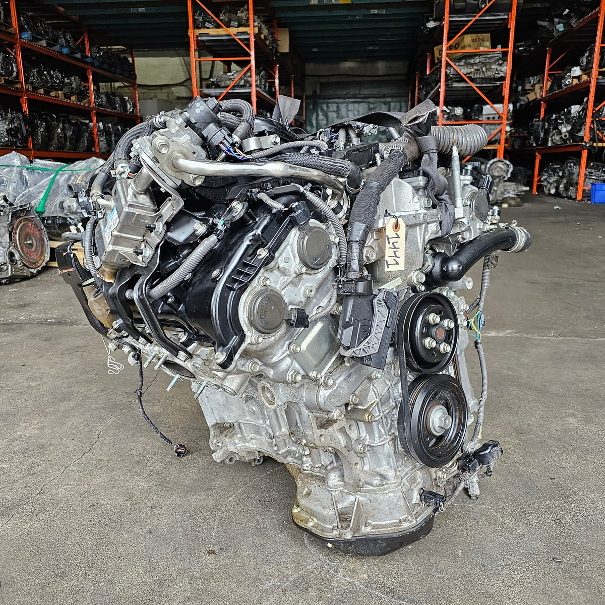JDM Toyota Highlander 2017-2019 2GR-FXS 3.5L V6 Hybrid Engine Only / S ...
